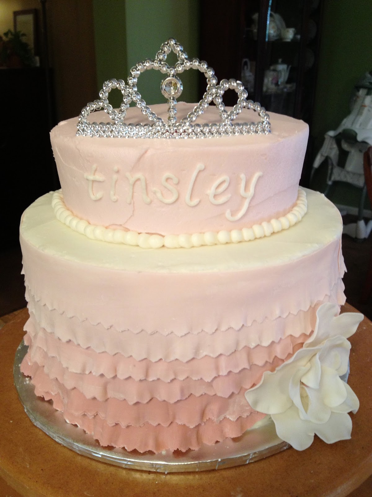 the cake box girls: Princess first birthday cake