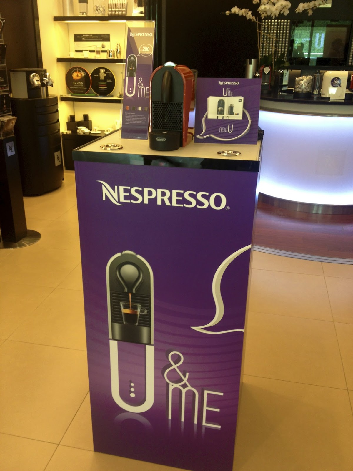 i - first person singular: Nespresso Boutique IFC Mall Hong Kong