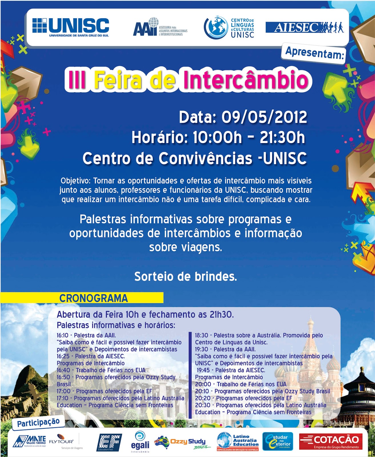 Blog da AAII :: UNISC: maio 2012