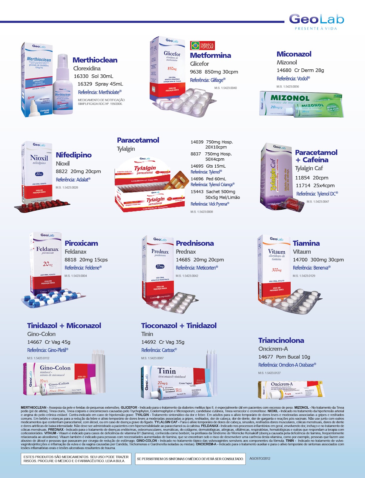 a menina cria...: Anúncio Geolab