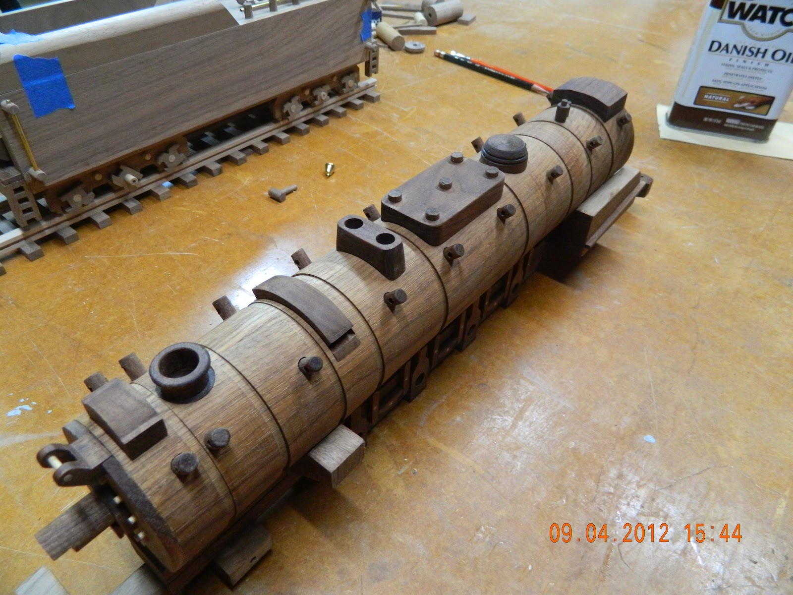 Johnson's Woodworks: 1949 Reading Steam Freight Train Scale Model