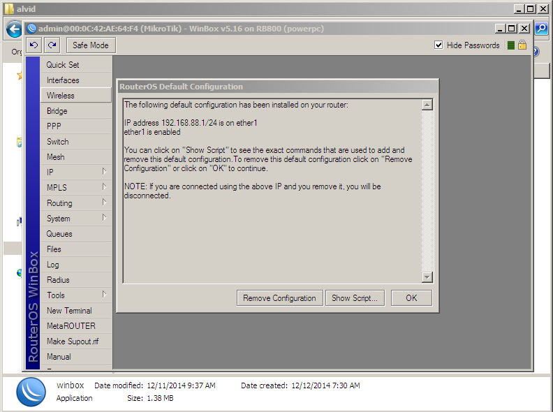Kuliah Itu Menyenangkan: Konfigurasi Mikrotik Menggunakan Aplikasi Winbox
