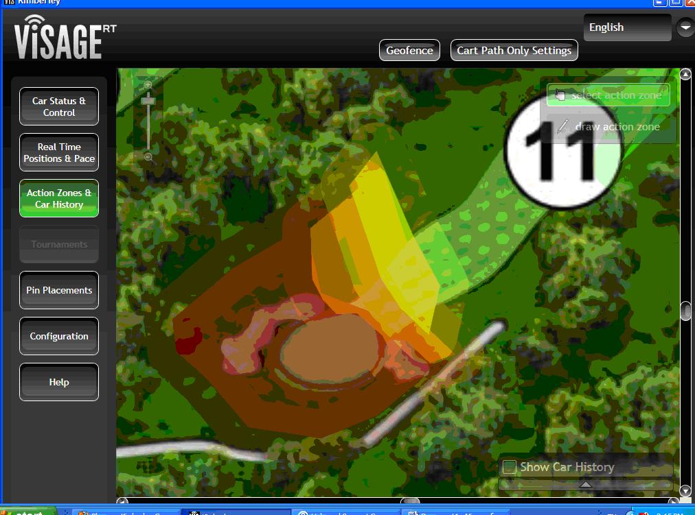 Kimberley Golf Club Outdoor Operations: Visage System for Golf Carts