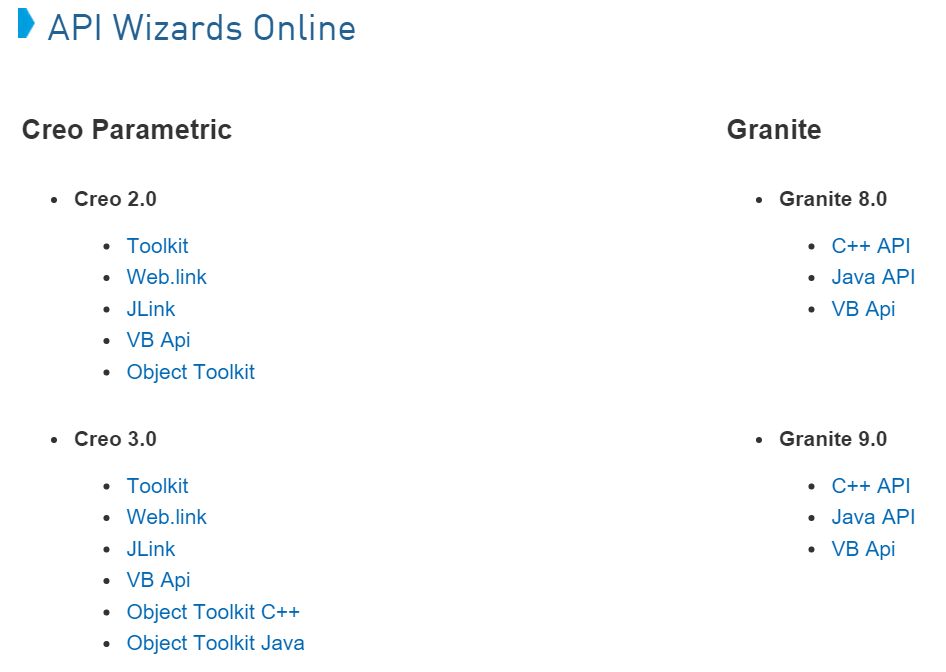 3D CAD: [ CREO API ] CREO가 제공 하는 개발 TOOL