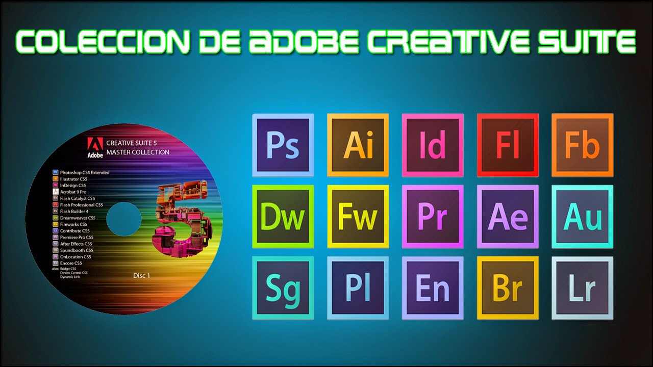 TutosHugo: COLECCIÓN DE ADOBE CREATIVE SUITE