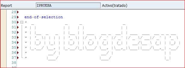 ASCII art en ABAP | Blog de SAP
