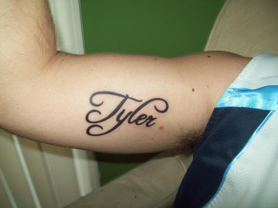 Tyler Name Tattoo