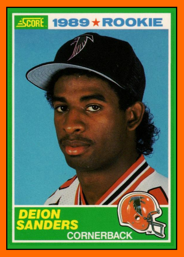 Old School Panini USA: Neon Deion SANDERS