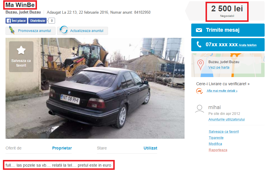 Oferte si promotii online cu reduceri 2023: BMW - Buzău - anunțuri auto ...
