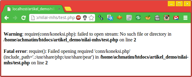 PERBEDAAN FUNGSI INCLUDE(), INCLUDE_ONCE(), REQUIRE DAN REQUIRE_ONCE ~ alfii