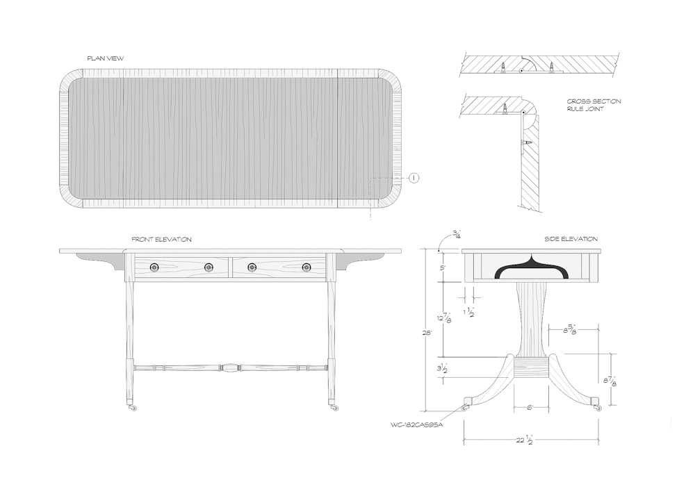 Robert Kleeman: The Rosewood Sofa Table (part 1)