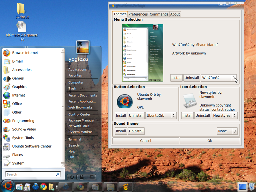 Cara Merubah Tampilan Linux Menjadi Windows ~ Tekno-soft