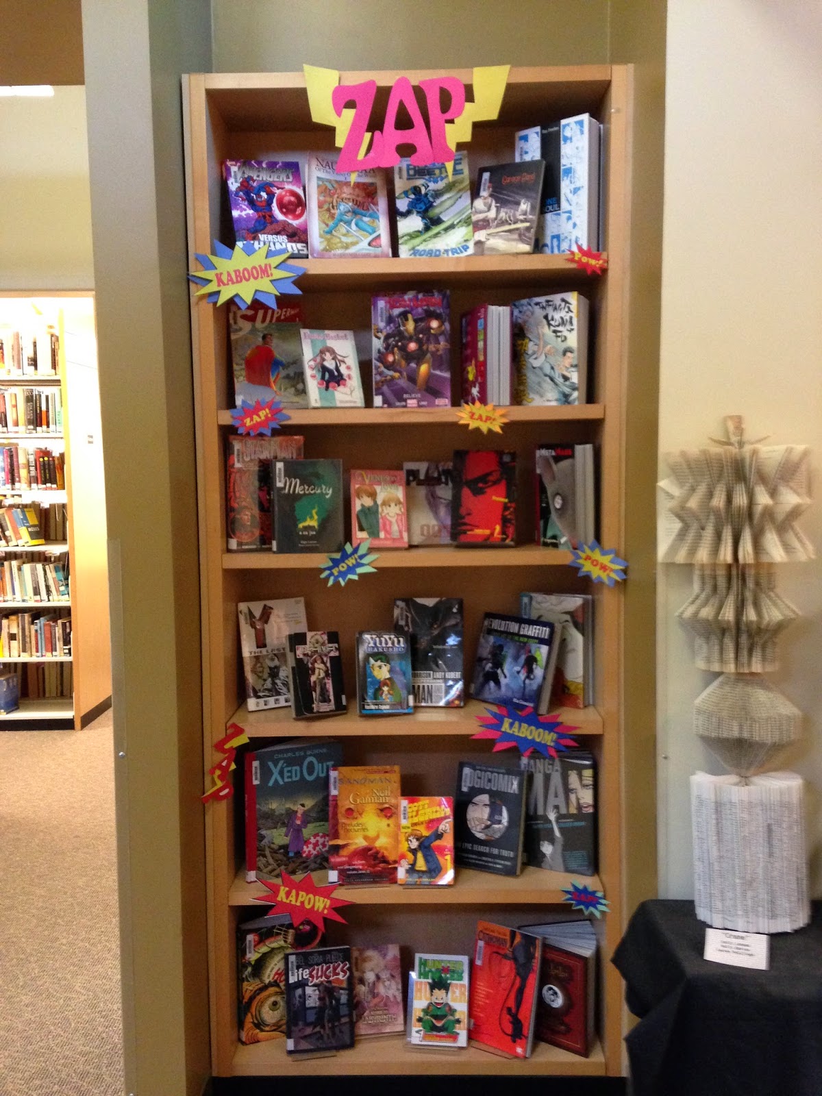 Librarian on Display: A Year Of Library Displays!