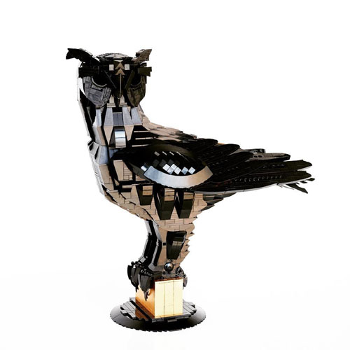 My Owl Barn: Barn Owl Sculpture Made With 50,000 Lego Pieces