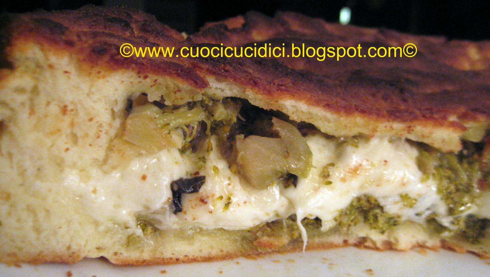cuocicucidici: SCACCIATA CON I BROCCOLI