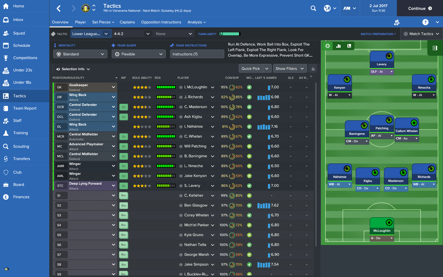 Lower League 4-3-3 Wide Tactic for Football Manager 2017 | FM Blog | FM24