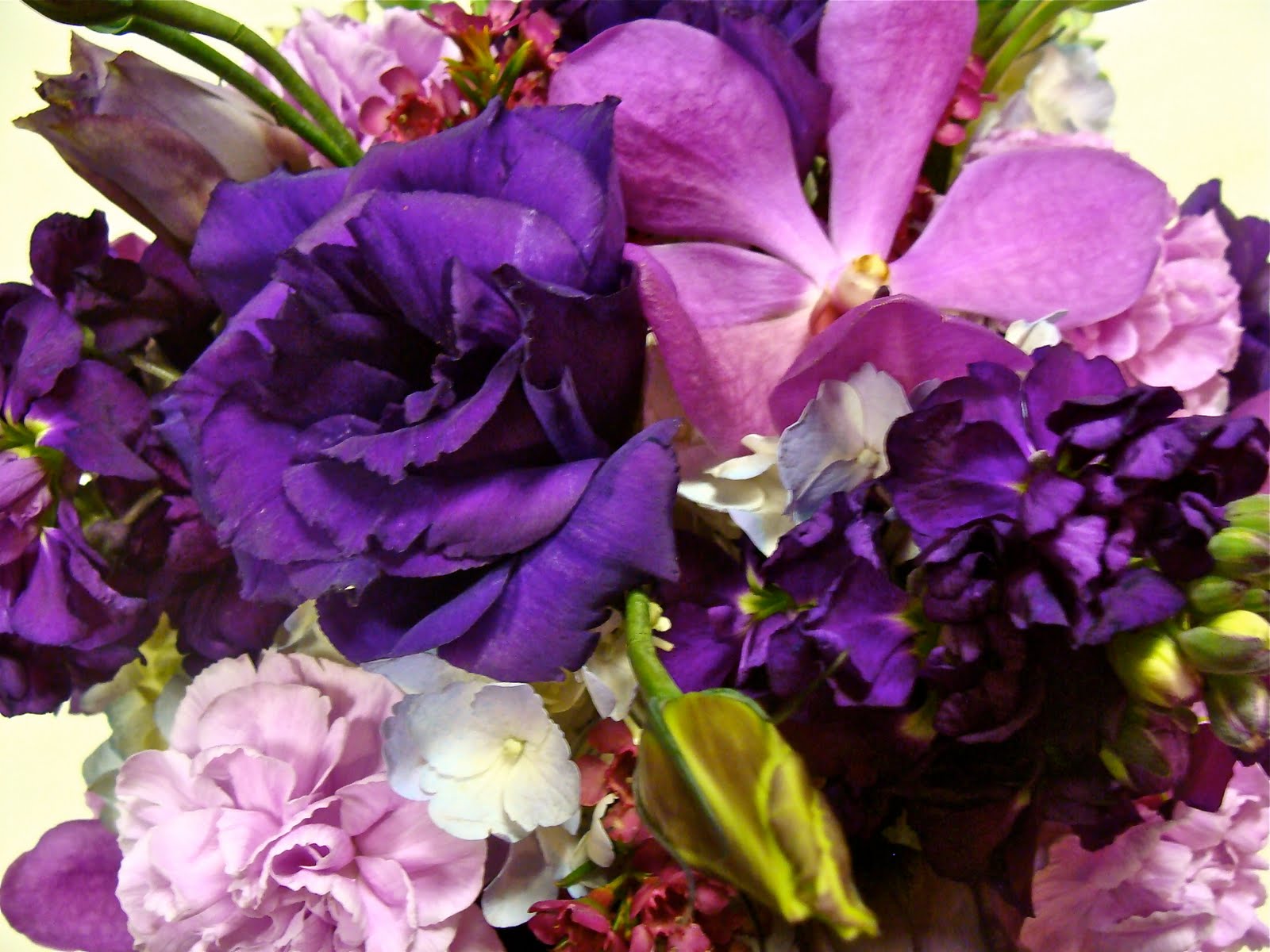 florissimo: purple bridal bouquet 2