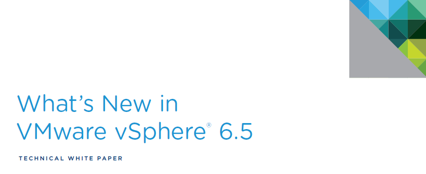What’s New in VMware vSphere® 6.5 - VMwareTV