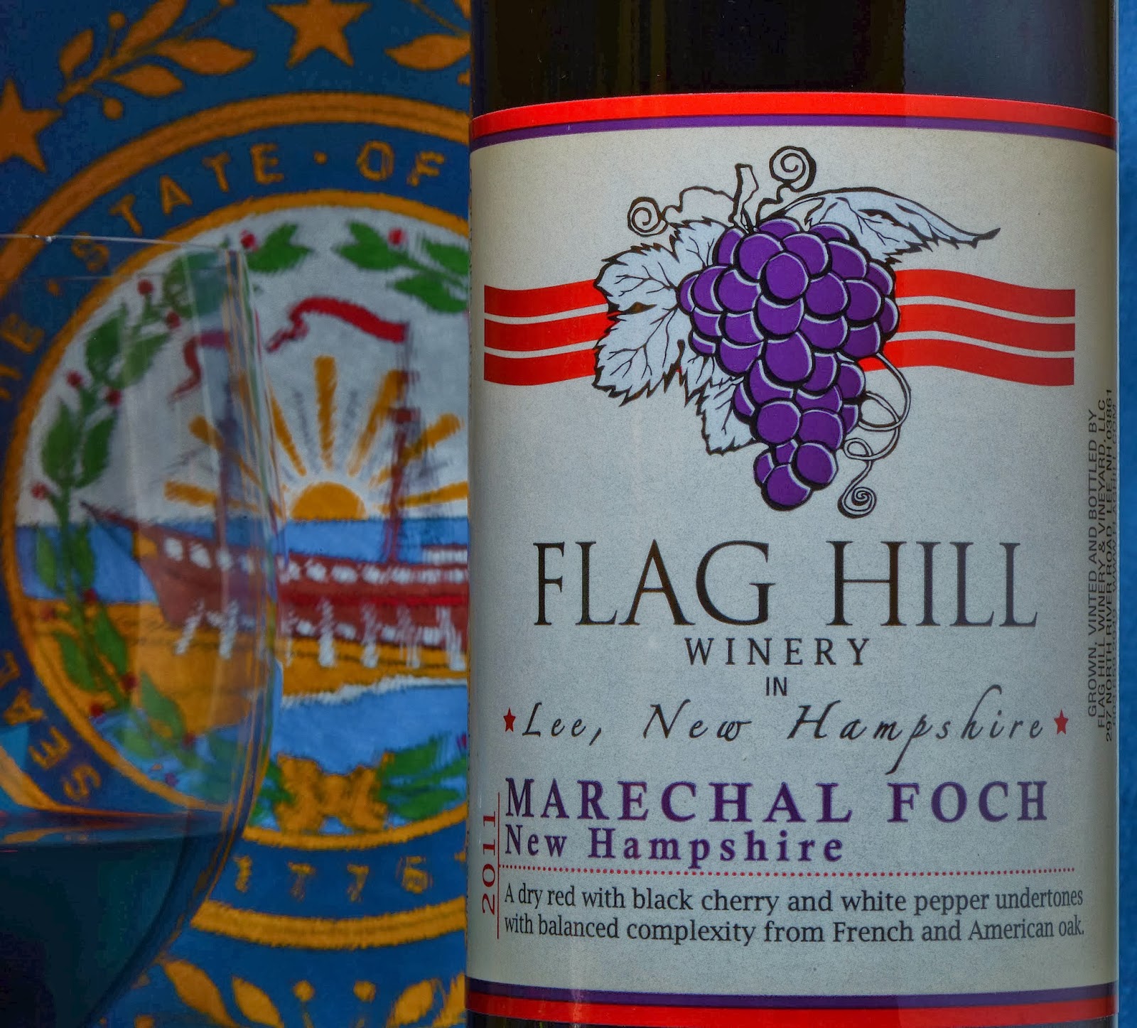 New Hampshire Wine-man: Flag Hill 2011 Marechal Foch Red Wine