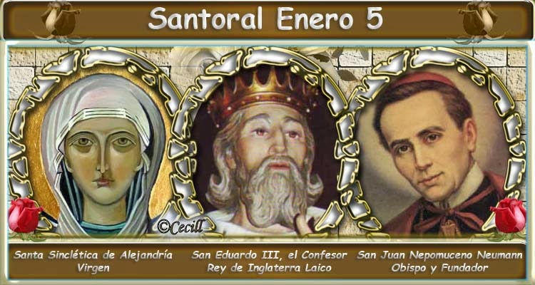 Vidas Santas: Santoral Enero 5