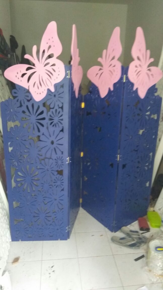 Jual Partisi Ruangan Minimalis Motif Butterfly Delimon2 - Astro Waluyo ...
