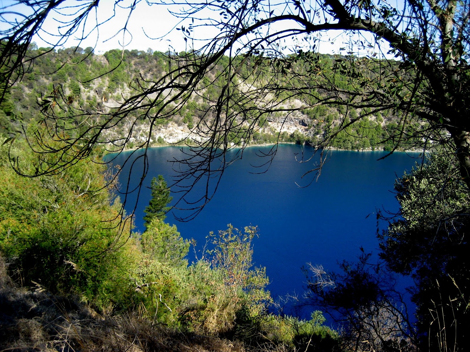 Blue lake, South Australia -- 1001 Natural Wonders