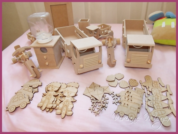 Idéias de Festas de meninos: Minhas primeiras compras da festa: mdf ...