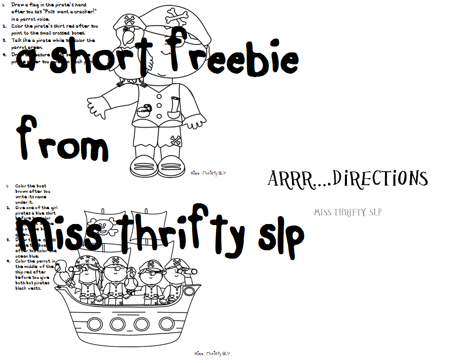 Miss Thrifty SLP: The Thrifty Freebies
