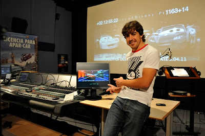 Fernando Alonso y Lewis Hamilton ponen sus voces en "Cars 2"