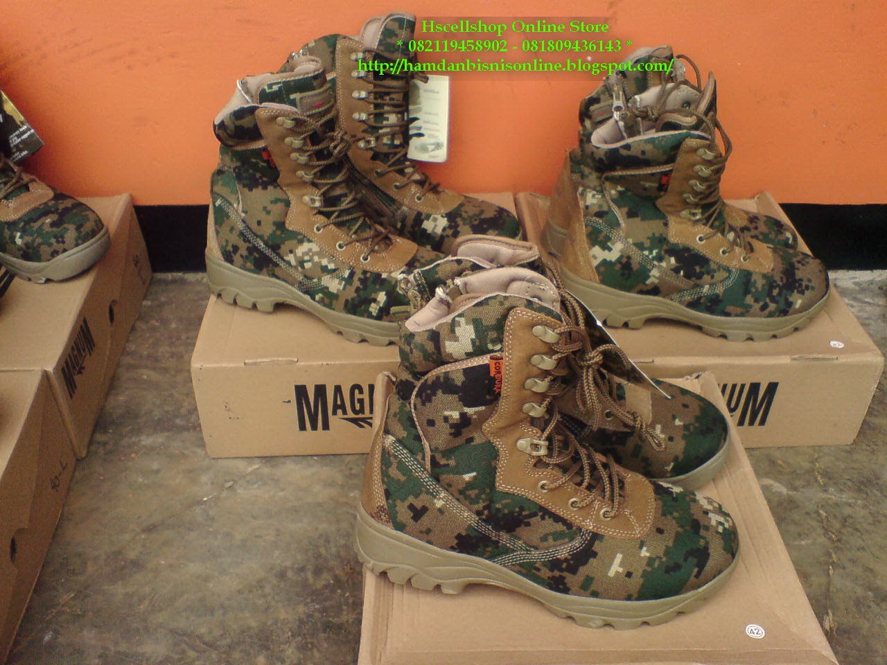 Pengiriman Sepatu PDL Magnum Digital Green 10 pcs 20 Maret 2014 ...