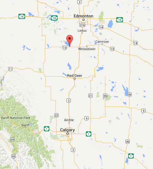 The view from here: Westerose, Alberta