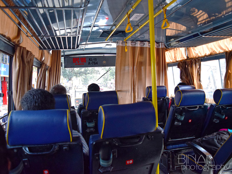 The Silver Line Jet - on my long journey to Kannur..