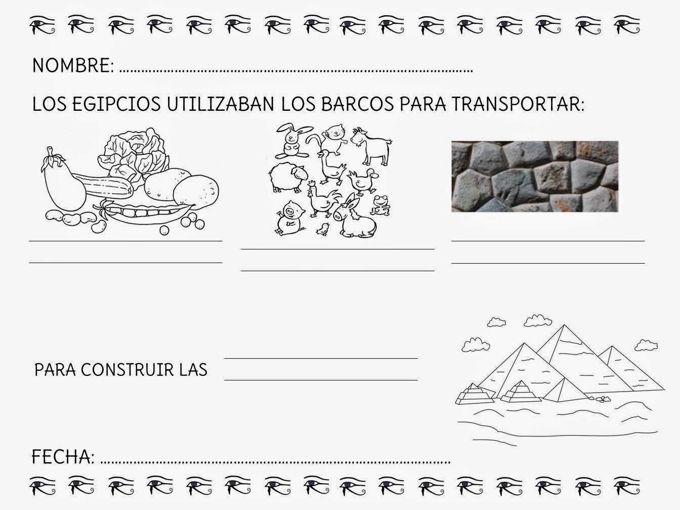 Mi Mundo Infantil: PROYECTO EGIPTO