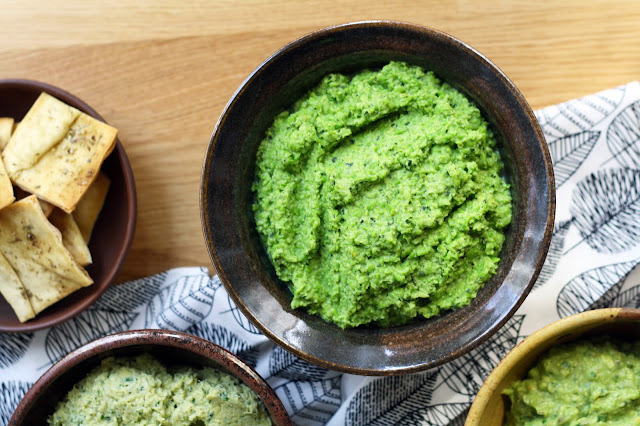 Sevengrams: SPRING PEA + MINT DIP WITH ZA'ATAR PITA CHIPS (AND A DIP ...