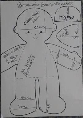 Eu Amo Artesanato: Bonecos com moldes