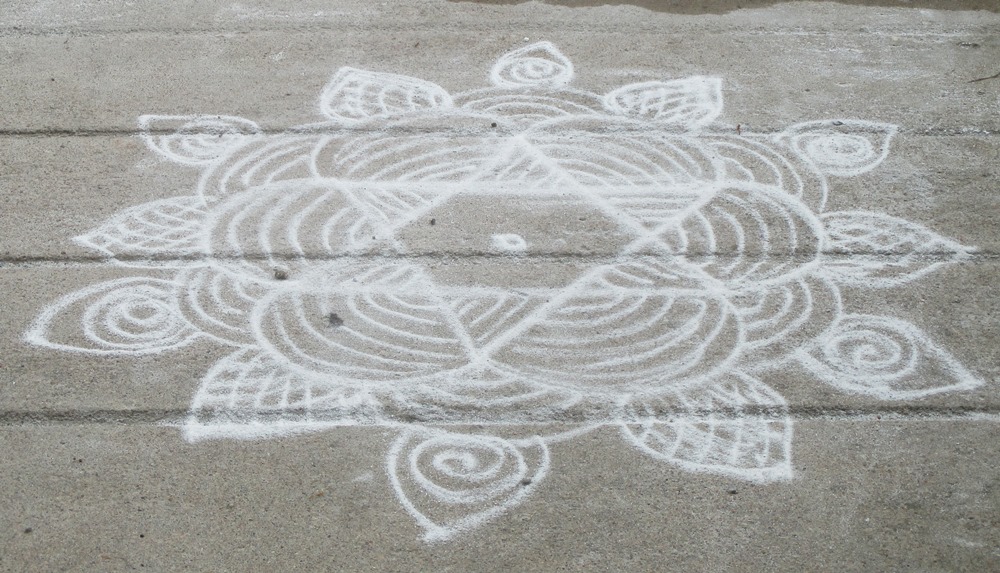 Collection of entrance kolam photos 3 - learn kolam