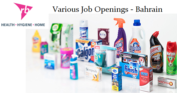 Reckitt Benckiser Bahrain W.L.L Job Openings | Bahrain - JobVacanciez