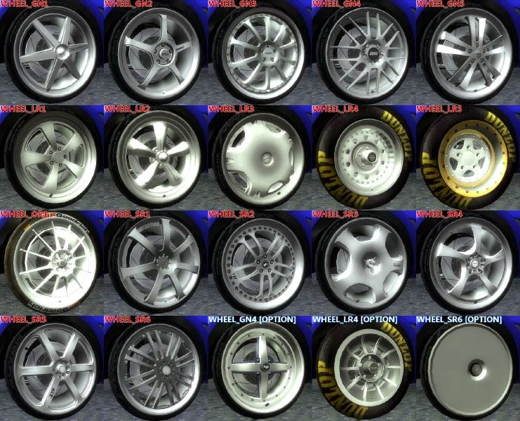 Pack de Wheels "Aros" ~ Need For Speed Underground 2