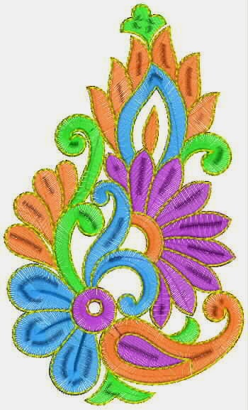 EmbDesignTube: Newest Fashionable Patch Designs For Ladies Dresses