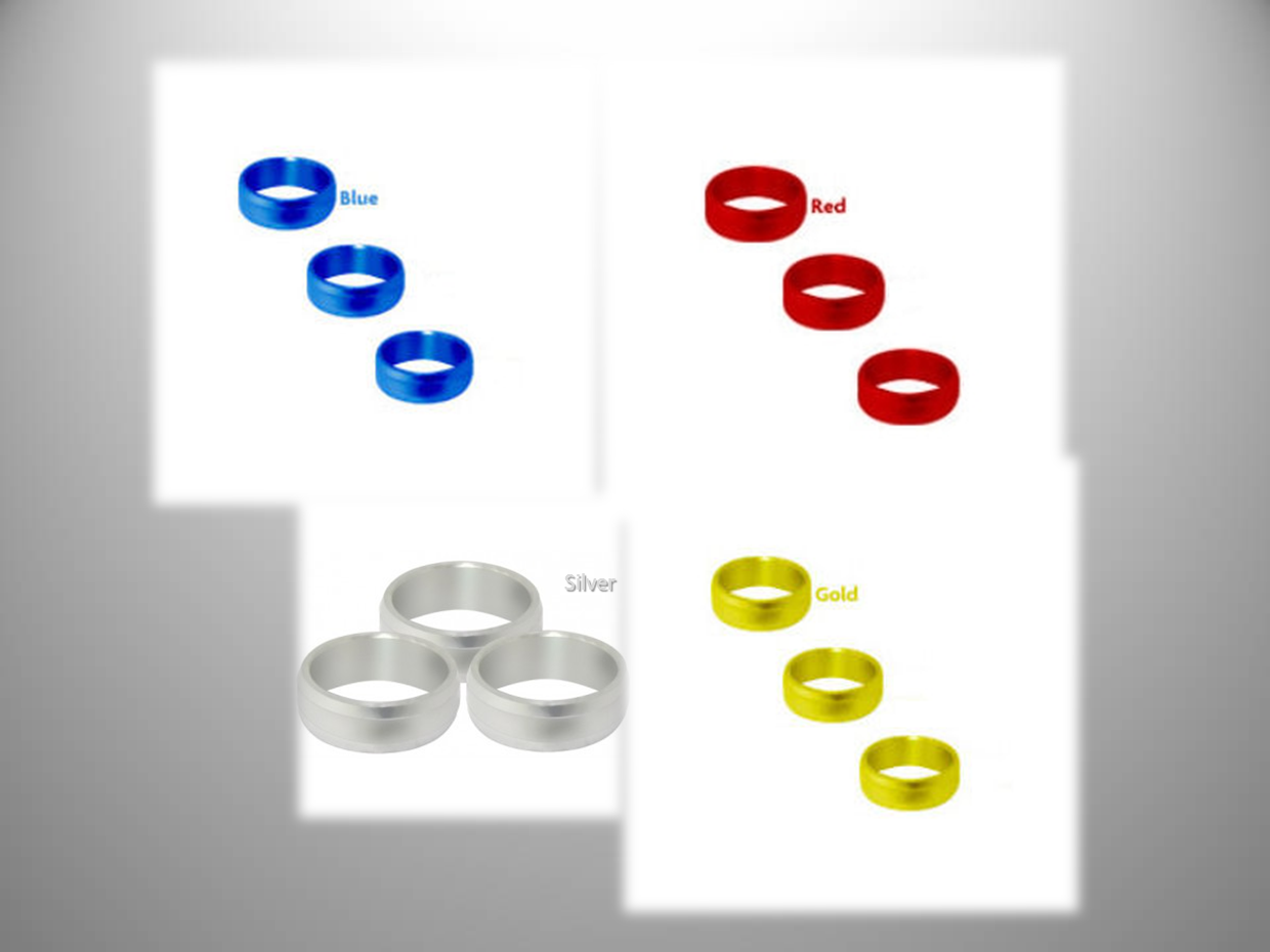 JPower Darts Store: Aluminium Anodised SLOT LOCK RINGS for Darts