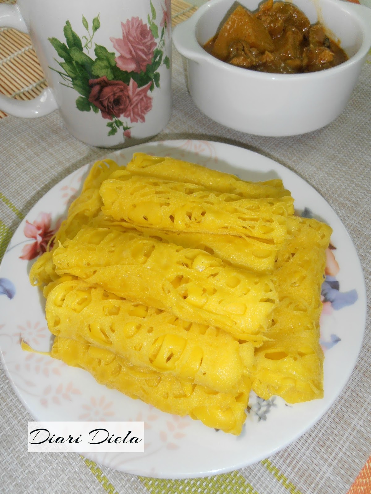 DIARI DIELA: Roti Jala Kari Ayam