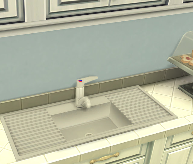 Simista A little sims 4 blog : Sleek Kitchen Sink