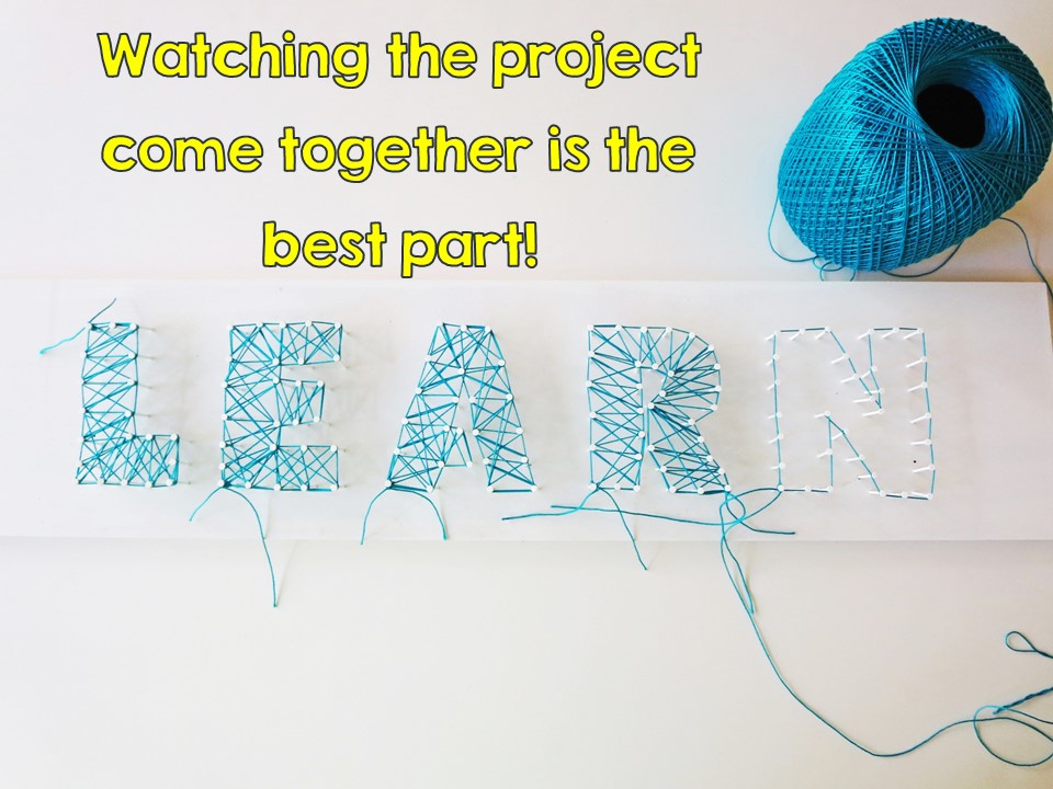 The Teacher's Prep: DIY String Art Tutorial for the Classroom