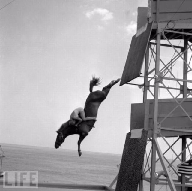 40 Amazing Vintage Photos of Insane Stunts from the Past ~ Vintage Everyday