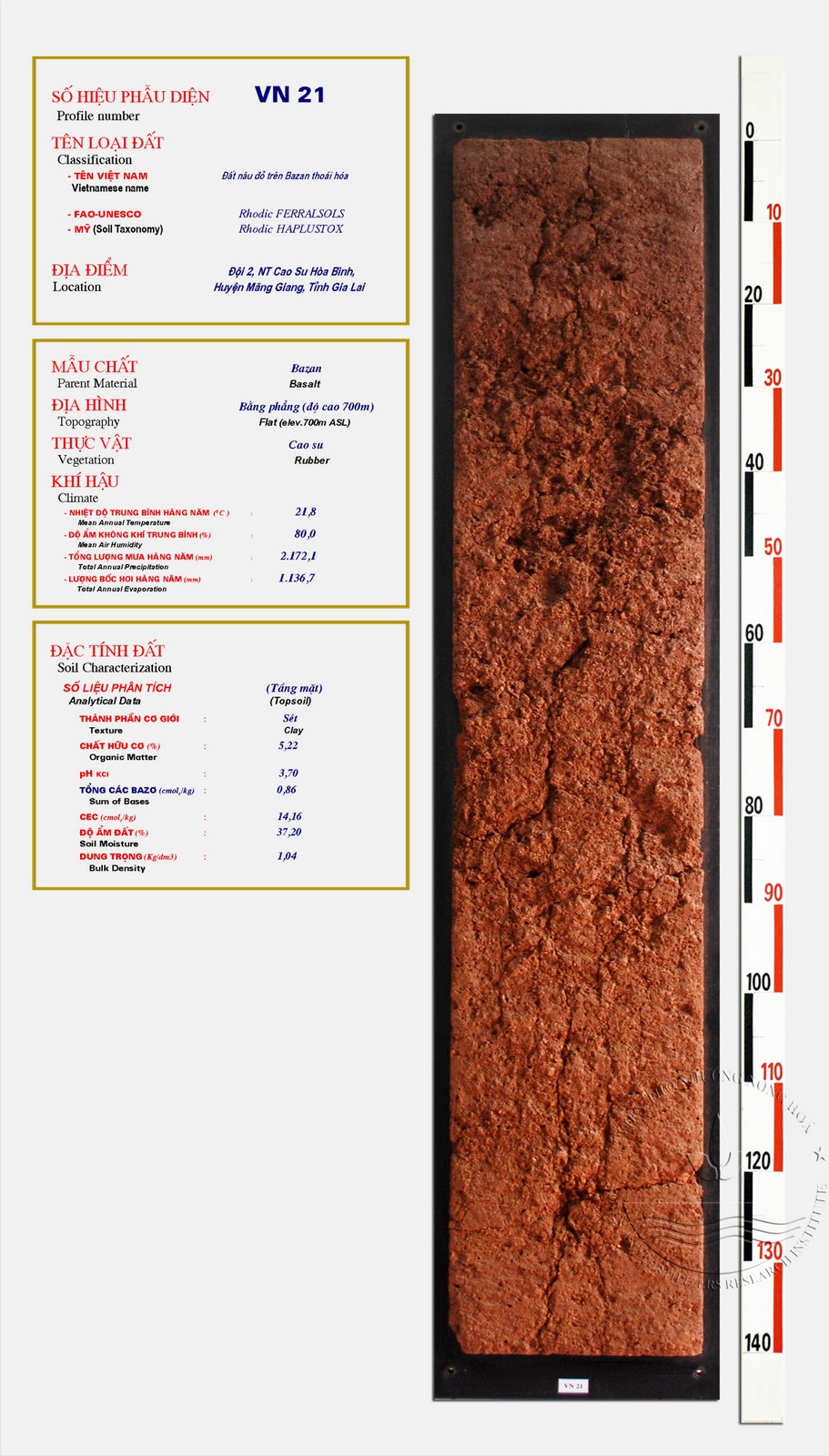 Phẫu diện đất VN 21 ~ Bảo tàng đất Việt Nam