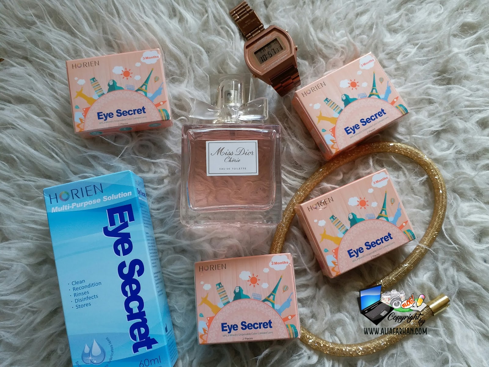 Review : Horien Eye Secret 38% 3 months color contact lenses | ALIA FARHAN