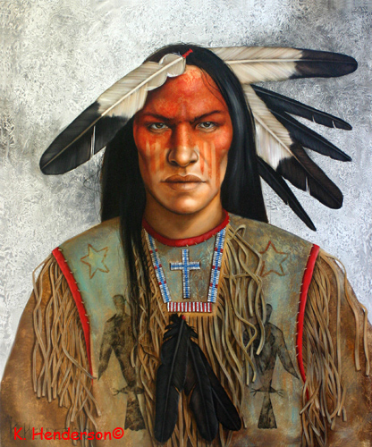 K. Henderson Art, My Art & My life in Rural America: Lone Courage by K ...