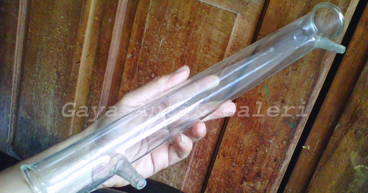 Gaya Antik Galeri : Alat Laboratorium Tabung Kaca (set 4)