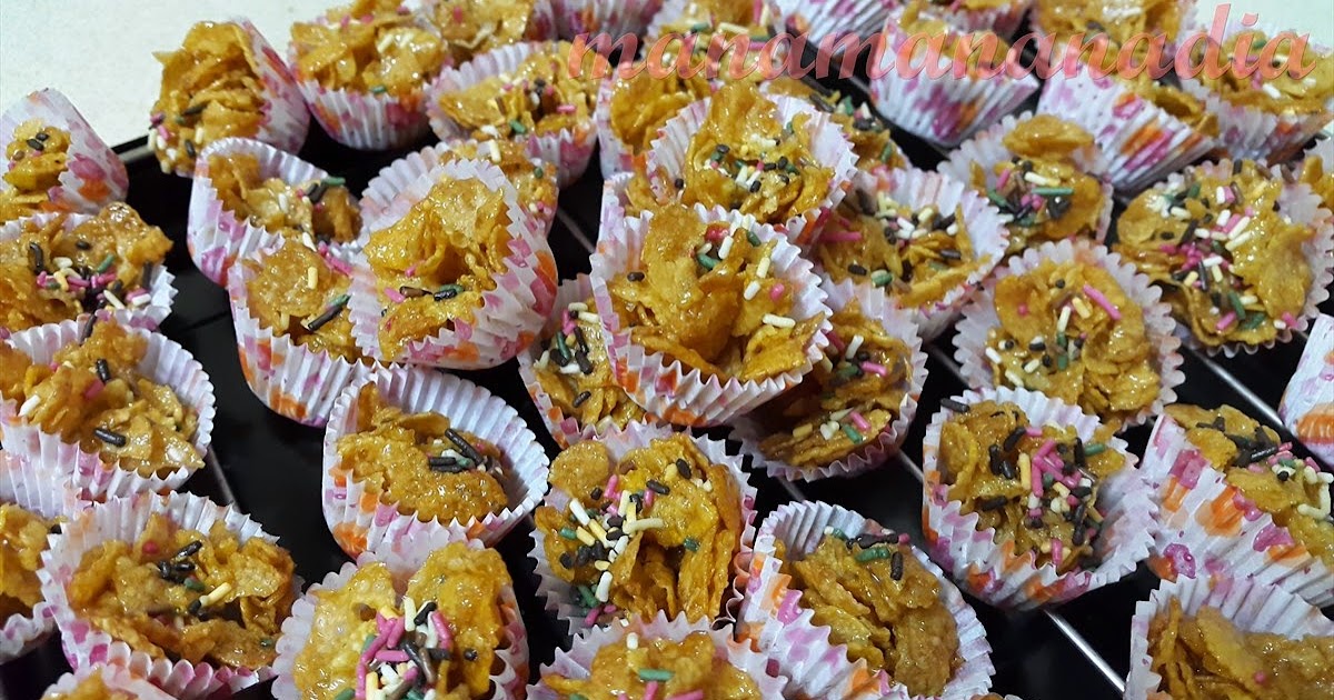 mana-mana nadia: Kuih Raya Ekspress: Cornflakes Madu