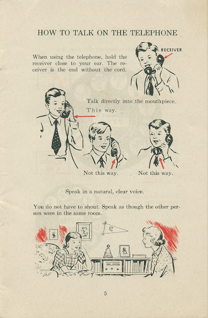 An Excellent Guide for Using Telephone in 1951 ~ Vintage Everyday